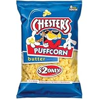 Amazon.com: Chester's Puffcorn Butter Puffed Corn Snacks, 3.5 Oz (1 bag)