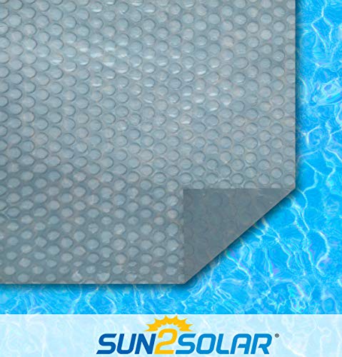 Sun2Solar 8 Foot by 8 Foot Square Clear Solar Cover 1600 Series Heat Retaining Blanket For sun2solar-8-foot-by-8-foot-square-clear-solar-cover-1600-series-heat-retaining-blanket-for