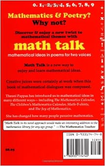 Math Talk: Mathematical Ideas in Poems for Two Voices: Theoni Pappas ...