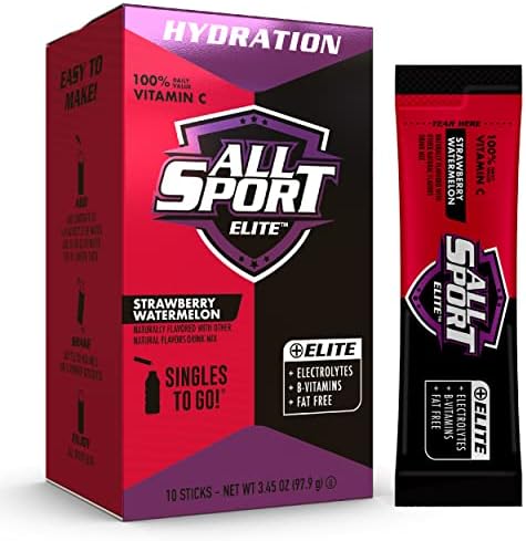ALL SPORT ELITE - Performance Electrolyte Drink Mix - Strawberry ...