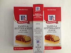 Amazon.com : Mccormick vanilla butter & nut Flavor - Artificially ...