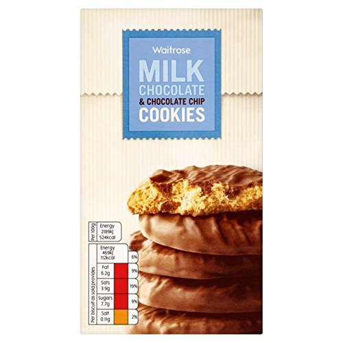 Amazon.com : Milk Chocolate Chip Cookies Waitrose 150g (Pack of 2 ...