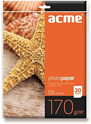 ACME Photo Paper A4 170 G/M Pack 20 Pack Glossy price in Egypt | Amazon ...