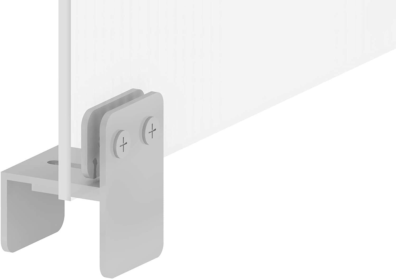 Acrylic Plastic Shield Adjustable Bracket for Cubicle Panel Extenders ...