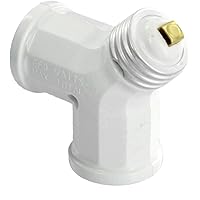 Leviton 128 15 Amp, 660 Watt, 250 Volt, Twin Light Socket Adapter ...