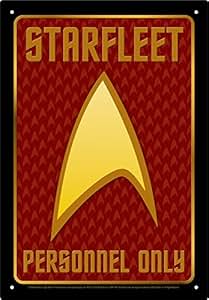 Amazon.com: Aquarius Star Trek Personnel Tin Sign: Home & Kitchen