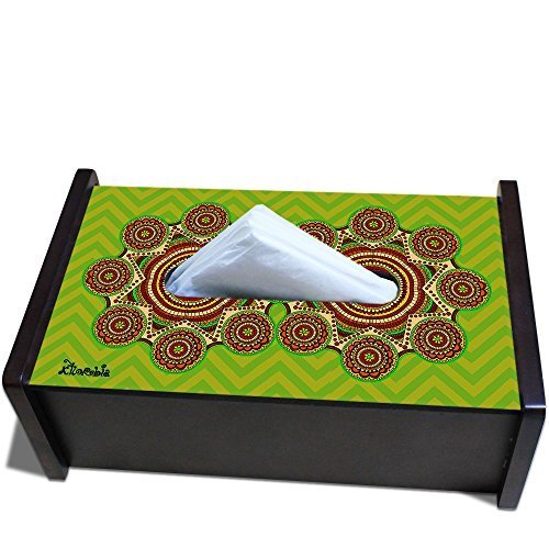 Kolorobia Madhubani Art Wood Tissue Box, Multicolor in Pakistan ...