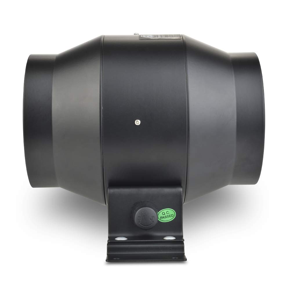 Tools & Home Improvement TerraBloom 4 Inline Duct Fan 18W Quiet Energy ...