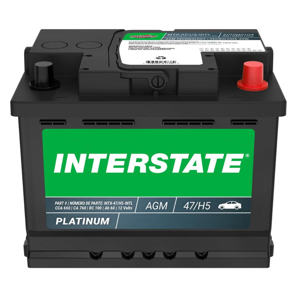 Interstate Batteries Mega-Tron® Automotive Battery 12V 60Ah (Group Size ...