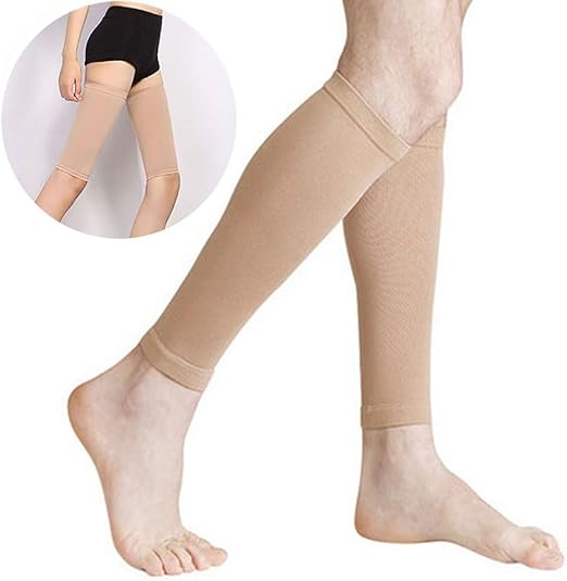 FAVOLOOK Calze elastiche a compressione, calze da donne senza piede ...