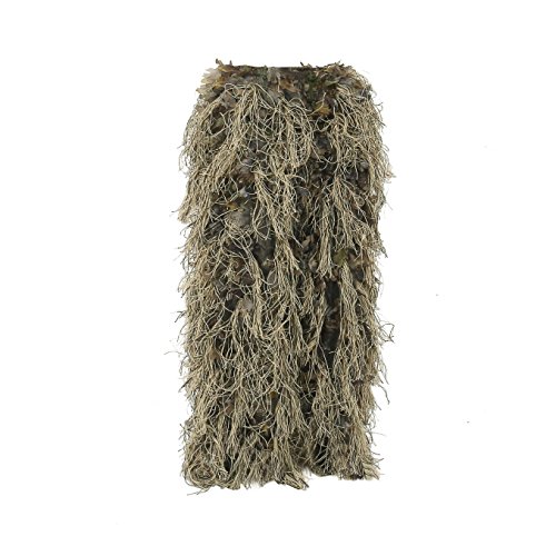 AUSCAMOTEK Hybrid Ghillie Suit for Hunting Camouflage Suit Dry Grass 3D ...
