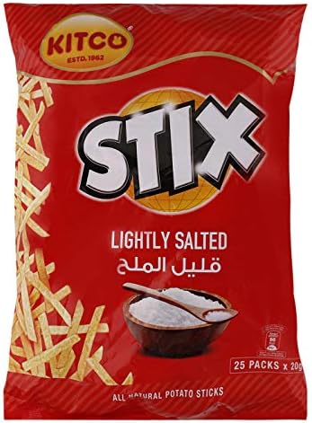 Kitco Stix Lightly Salted 18 X 20 g price in Saudi Arabia | Amazon ...