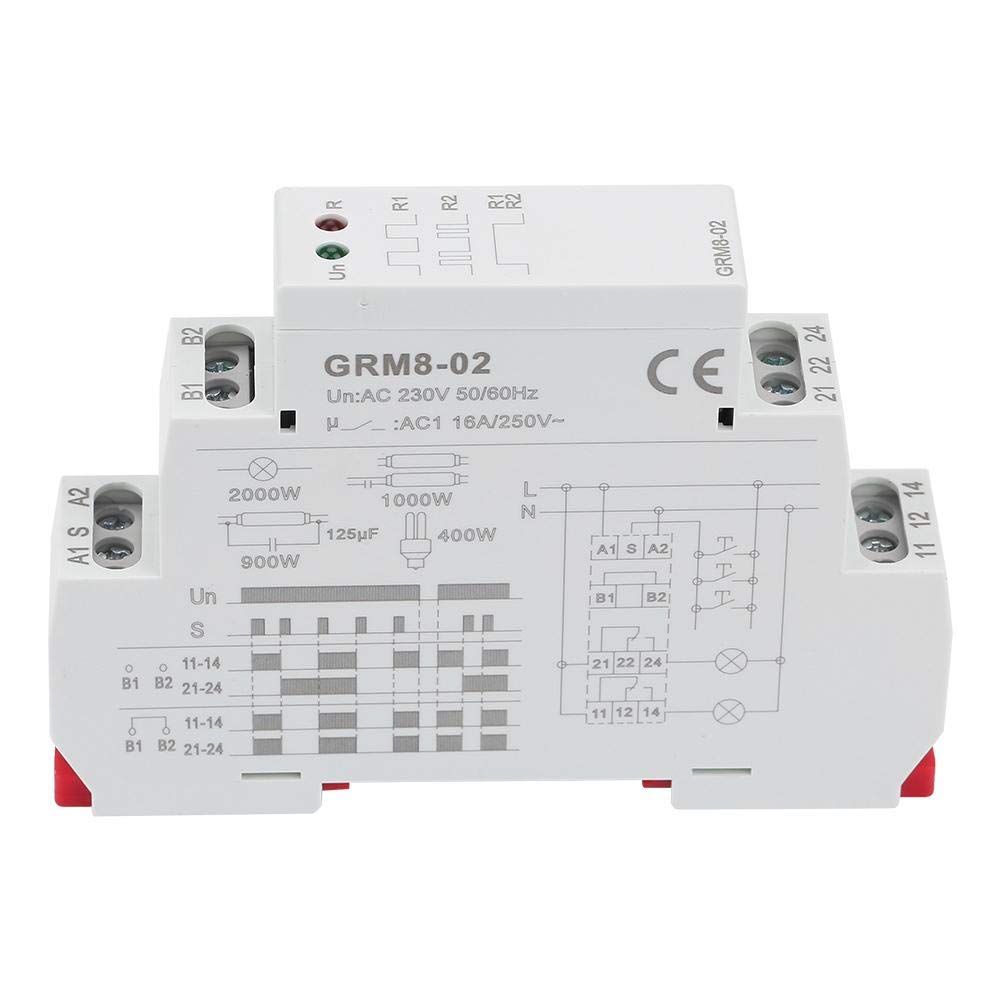 GRM8-02 Electronic Impulse Relay, AC 230V Electronic Impulse Relay ...