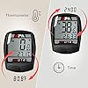 DREAM SPORT Bike Computer Bicycle Speedometer and Odometer 16-Function ...