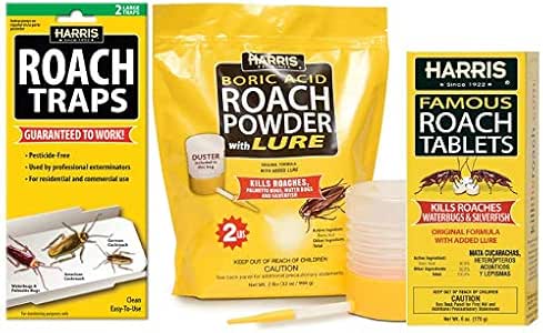 Amazon.com : Harris Roach Kit Value Pack - Includes 32oz Acid Roach ...