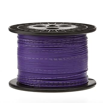 Amazon.com: 24 AWG Gauge Stranded Hook Up Wire, 250 ft Length, Violet ...