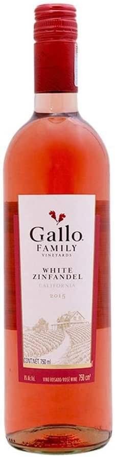 Vino Rosado White Zinfandel Gallo Family 750 ml: Amazon.com.mx ...