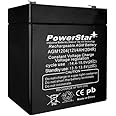 Amazon.com: PowerStar Replaces CA-1240 12V 4AH Solex BD124 Alarm Back ...