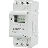 Baomain THC15A DC/AC 12V Digital LCD Power Programmable Timer Switch Relay 16A Amp - Amazon.com