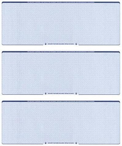 Amazon.com : Checks Next Day Computer Check Paper Pack of 50 Blank ...