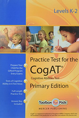 Practice Test for the Cognitive Abilities Test CogAT Primary Edition ...