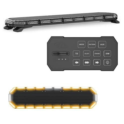 SpeedTech Lights K-Force Elite 47 Full Size LED Police Strobe Light Bar ...