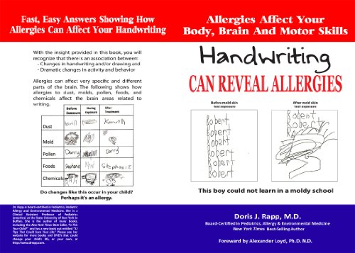 Handwriting Can Reveal Allergies: Dr. Doris Rapp: 9781475227215: Amazon ...