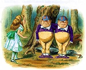 John Tenniel's Vintage Fairy Tale Illustration "Tweedle Dee and Tweedle ...