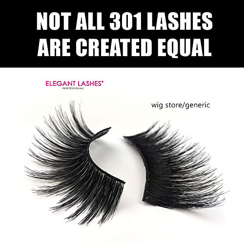 Elegant Lashes #301 The ORIGINAL Drag Queen Lash (Pack of 12) | Thick ...