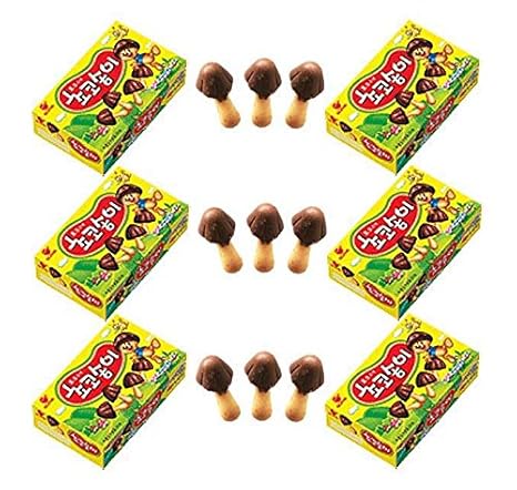 Choco BOY Chocolate Snack -- 50gm X 6 Boxes (Mushroom Shaped Chocolate ...
