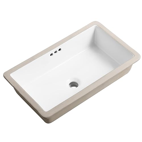 24 Inch Undermount Bathroom Sink Rectangle Undermount Sink White ...