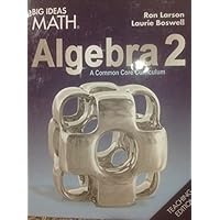 Amazon.com: BIG IDEAS MATH Algebra 2: Common Core Teacher Edition 2015: ...