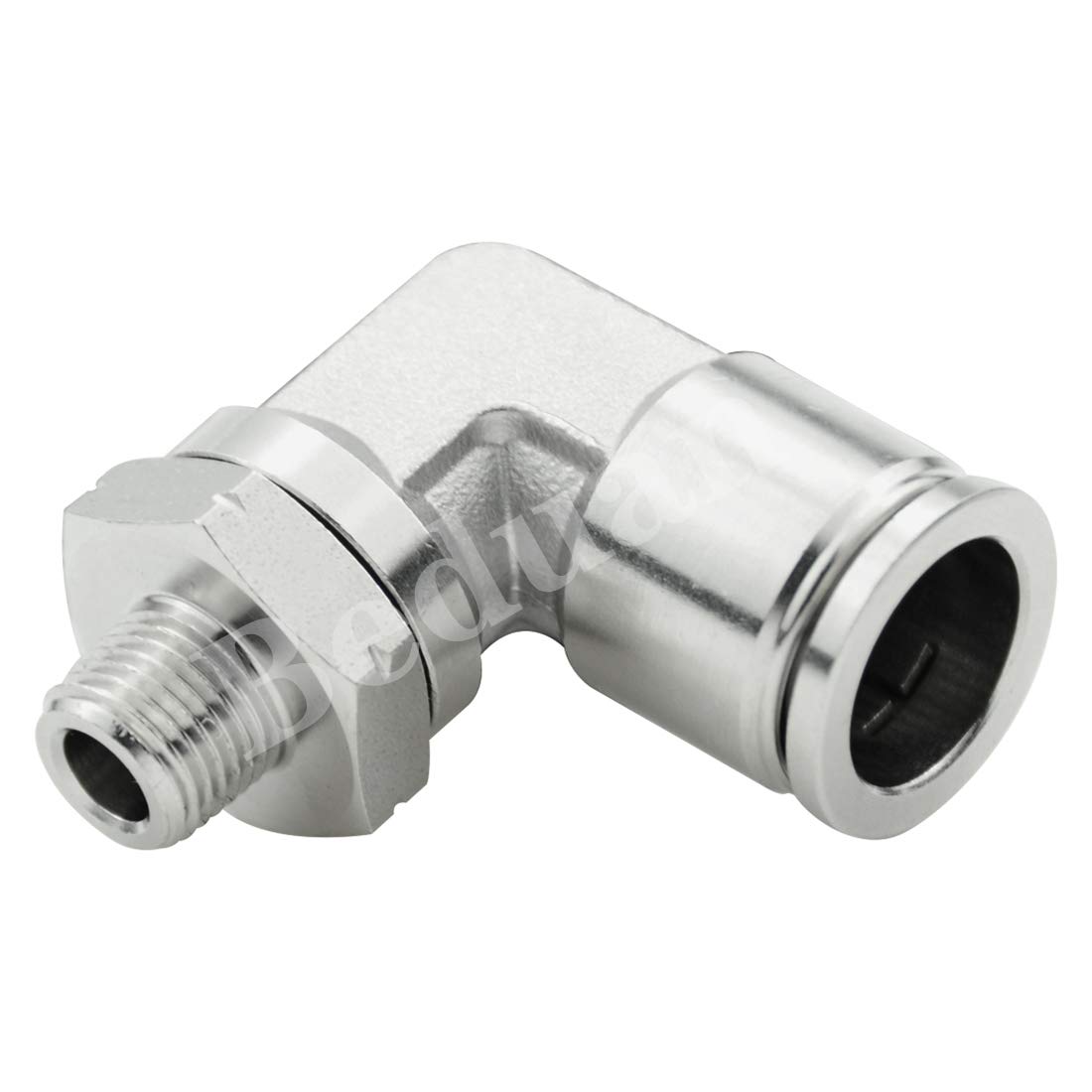 Fittings 1/2 Tube OD x 1/2 NPT Male 90 Degree Elbow Adapter 304 Stainless Steel Air Union ...