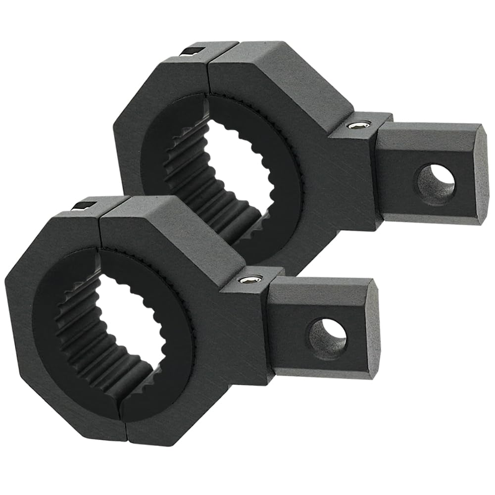 Horizontal Bar Clamp Mounting Kits 360 Degree 1.37" 1.5" 2" 2Pcs ...