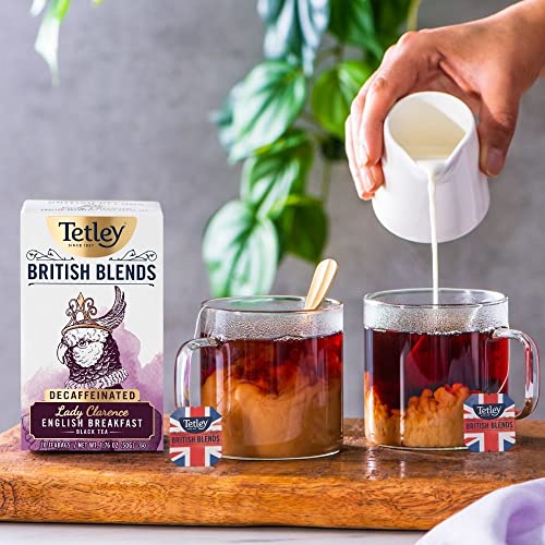 Tetley USA British Blends, Lady Clarence, Decaf English Breakfast Black ...