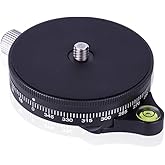 Amazon.com : Neewer Camera Panoramic Panning Base with Style Plate, 3/8 ...