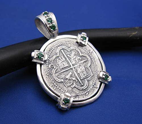 Amazon.com: Custom Sterling Silver Embellished Shipwreck"4 Reale ...