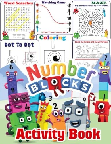 Numberblocks Activity Book: Include games, picture puzzles,mazes, find ...