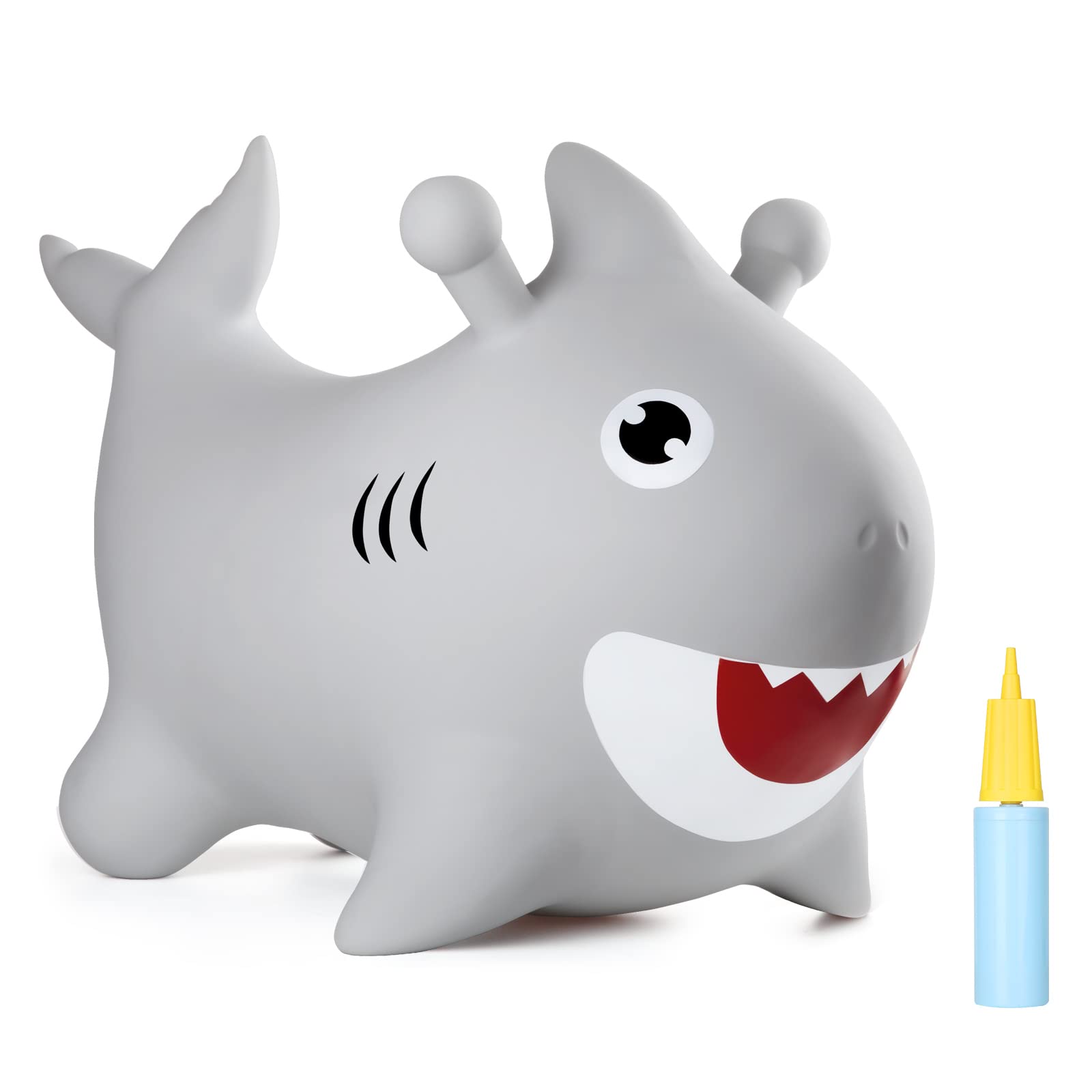 INPANY Shark Toys for 2 Year Old, Bouncy Animals for Toddler ...