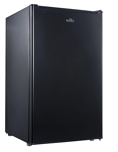 Willz WLR35BK Compact Refrigerator, 3.5 Cu.Ft. Single Door Fridge ...
