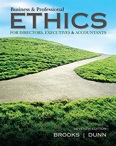Business & Professional Ethics: 9781285182223: Business Ethics Books ...