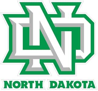 Amazon.com : University of North Dakota Large Decal 'Interlocking ND ...