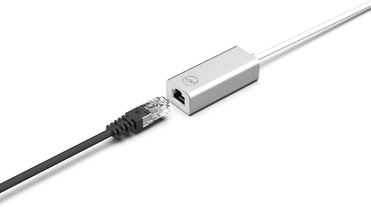 Mobility Lab LAN Ethernet Adapter USB 2.0 for MAC and PC, 40 cm – White ...