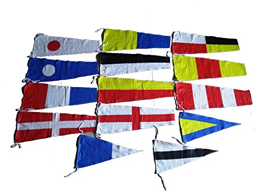 Marine Products Maritime Signal Code Flag Set - 100% Cotton -Set Of ...