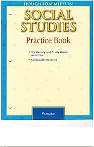 Amazon.com: Houghton Mifflin Social Studies: Practice Book Consumable Lv K: 9780618964437 ...