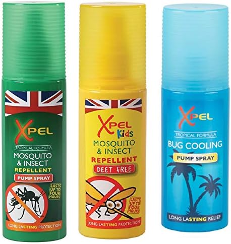 Xpel Travel Set Mosquito Insect Repellent Adult Kids Bite & Sting ...