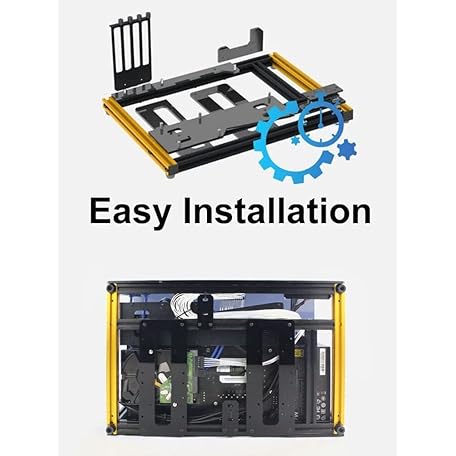 Mua Aluminum Bracket PC Case Test Bench Open Air Computer Case for ATX ...