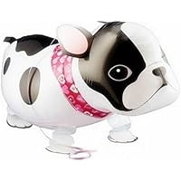 Amazon.com: Walking Bulldog Helium Balloon Birthday Kids Party Toy, Set ...