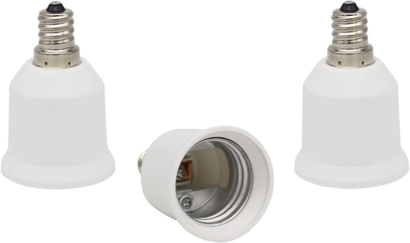 Amazon | CLCliCli E12→E26 電球ソケット変換 E12ソケットアダプター 200度耐熱 3個入 | CLCliCli | 口金変換アダプタ 通販