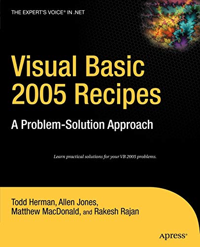 Visual Basic 2005 Recipes: A Problem-Solution Approach (Expert's Voice ...